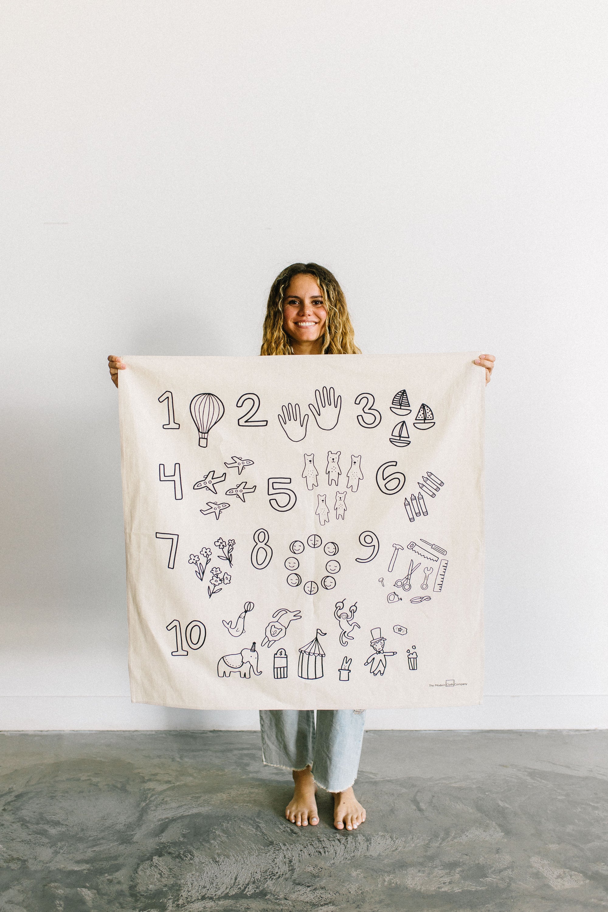 Numbers Cloth | Best Machine Washable Coloring Mat For Toddlers - The ...