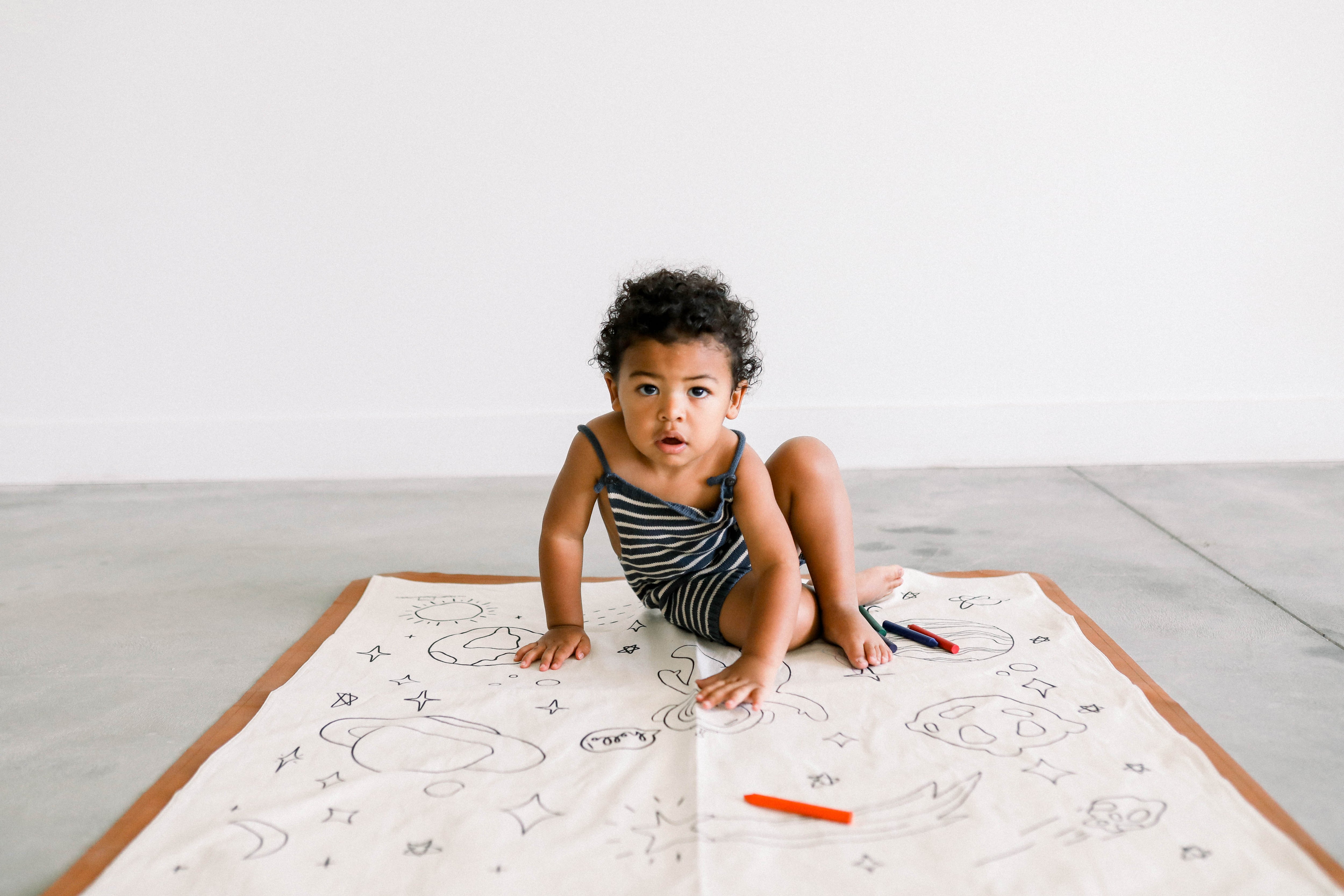 Space Cloth | Best Machine Washable Coloring Mat For Toddlers - The ...