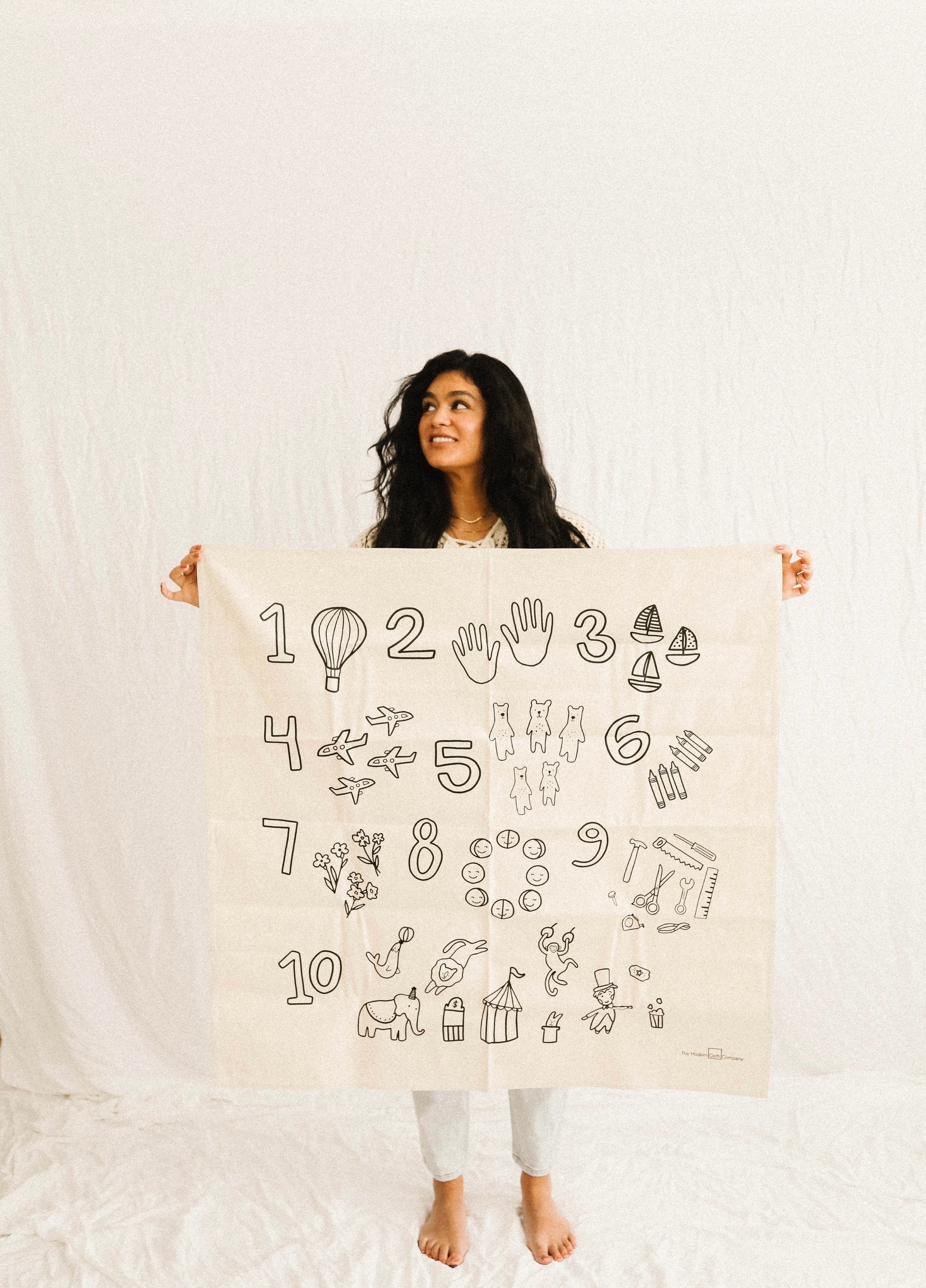 Numbers Cloth | Best Machine Washable Coloring Mat For Toddlers - The ...